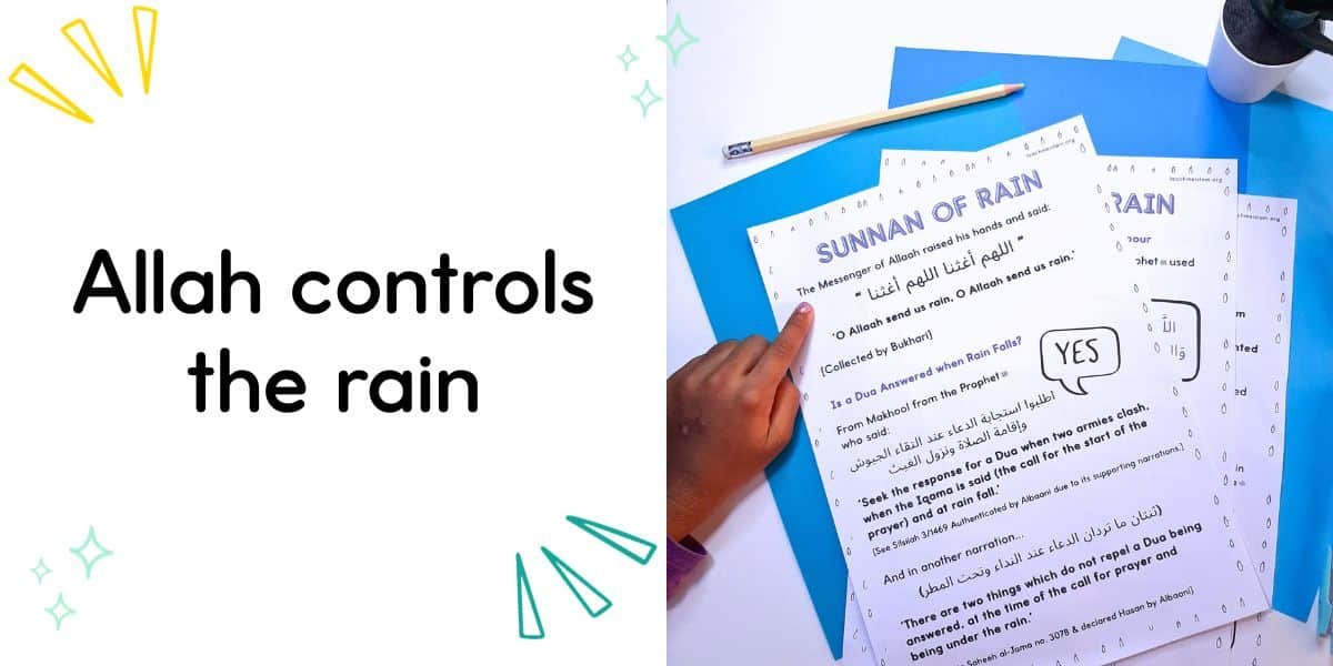 5 Lessons to Teach Your Muslim Child About Rain