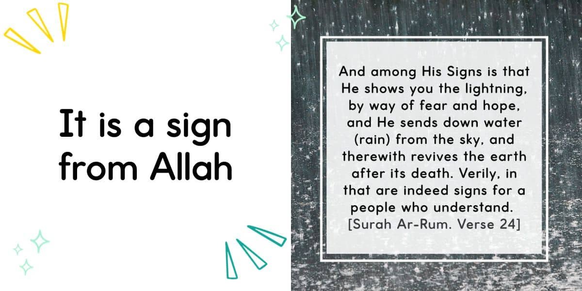 5 Lessons to Teach Your Muslim Child About Rain