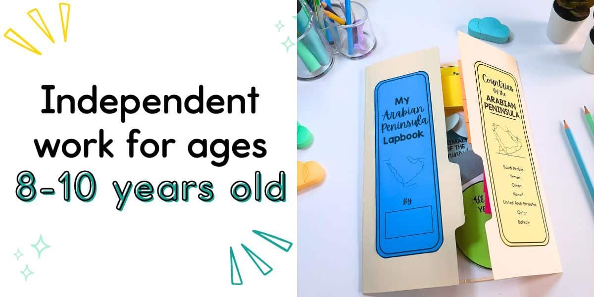 Homeschool independent work for any age